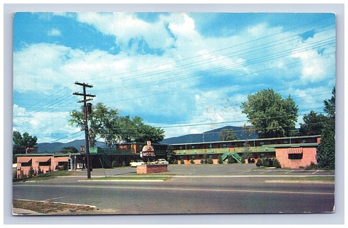 Sun Set Motel Rutland Vermont VT Restaurant Street View Chrome Postcard ...