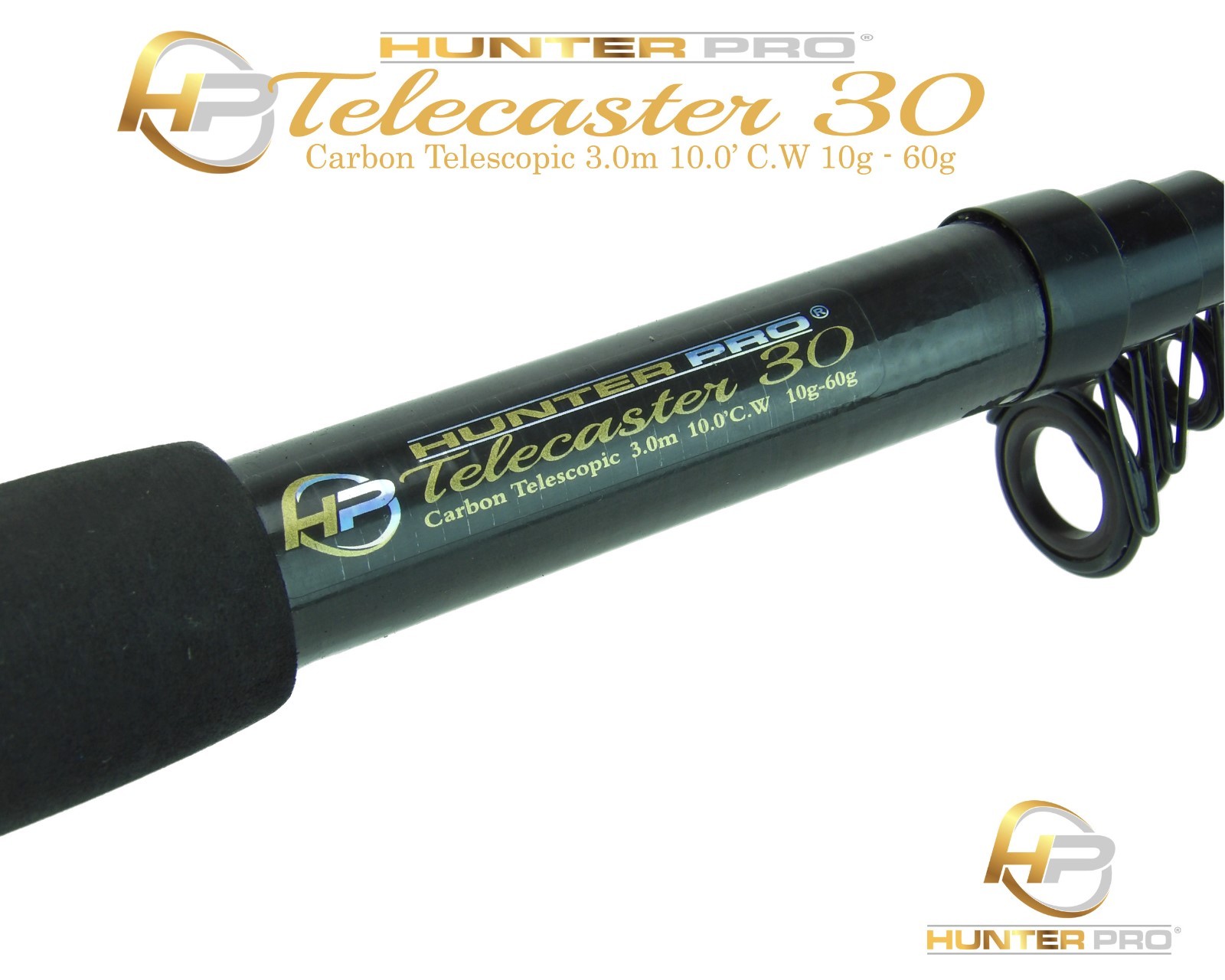 Telescopic 10ft Fishing Rod Carbon Travel Stalking Pike spinning Rod ...