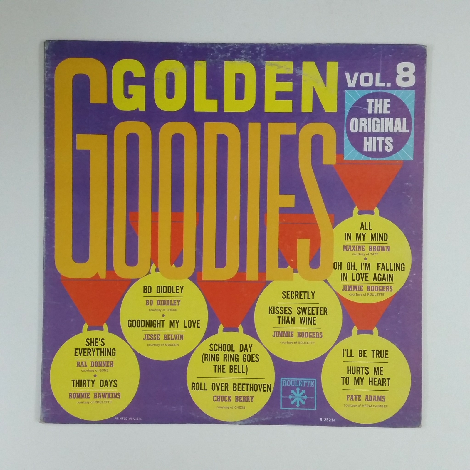 GOLDEN GOODIES Volume 8 R25214 LP Vinyl VG+nr++ Cover VG+ Bo Diddley ...