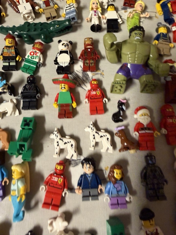 Lego Mini Figure and Animals - Parts - Bundle - Genuine - Lego, People ...