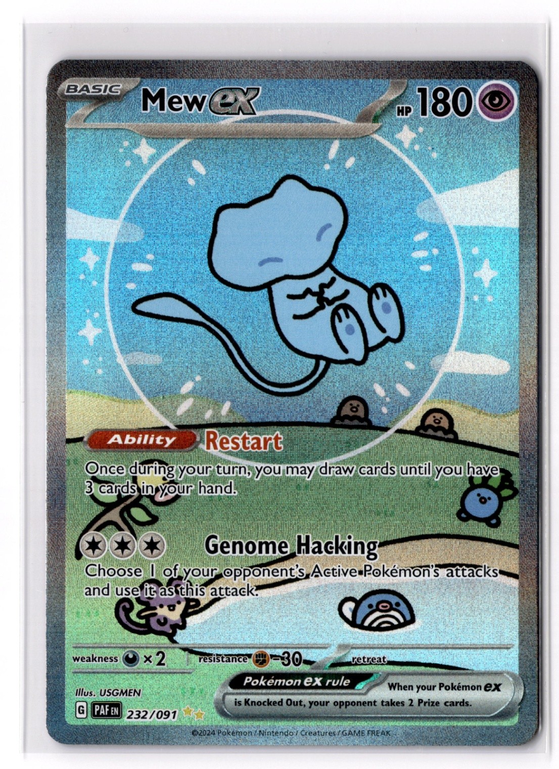 Mew ex - 232/091 SV: Paldean Fates Holo NM | eBay