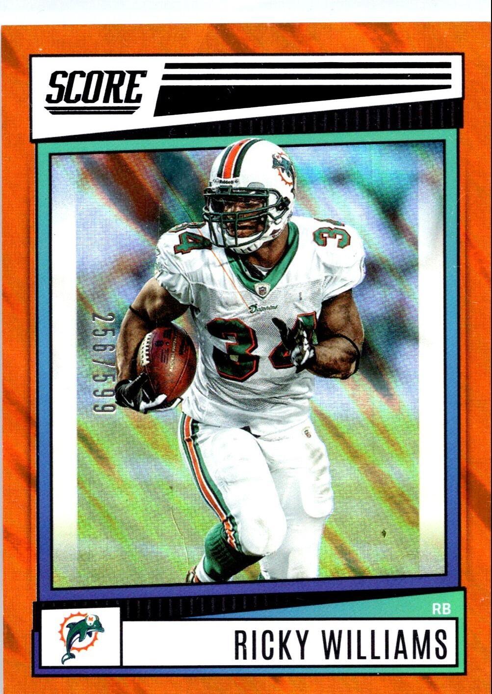 2022 Score - Ricky Williams #280 Lava /599 for sale online | eBay