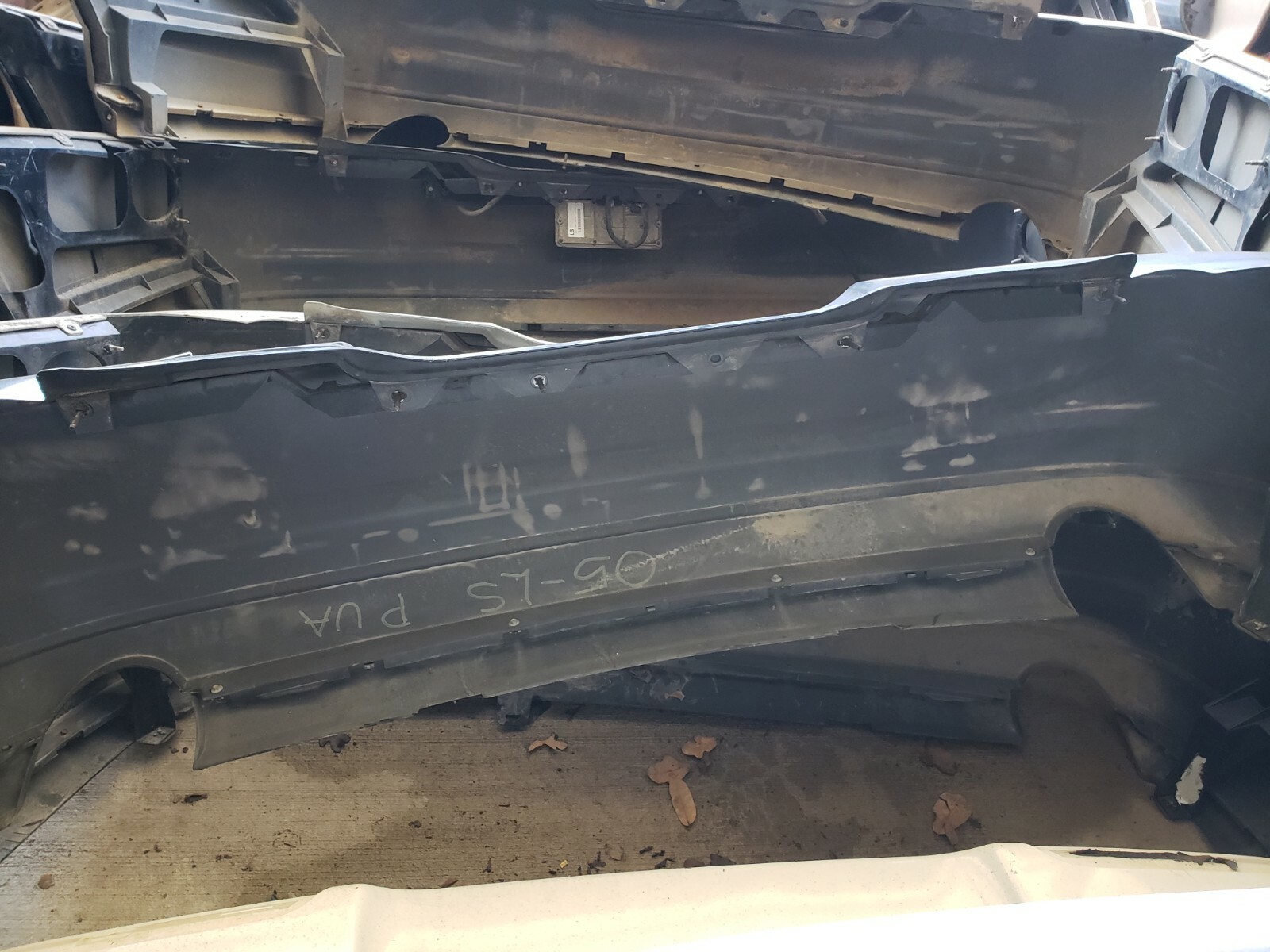 2003 2004 05 2006 LINCOLN LS REAR BUMPER BLACK | eBay