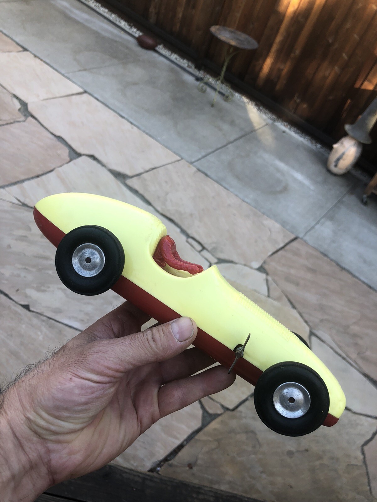 Vintage Wind Up Toy Race Car 1950’s 1960’s Pagliugo Eng. Co. Glendale ...