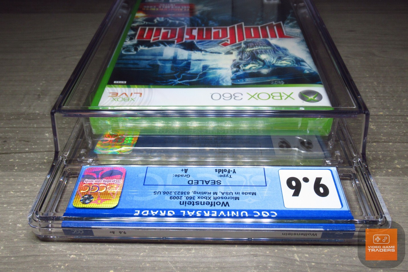 CGC 9.6 A+ - Wolfenstein Early Print w/ Flammenwerfer Code Xbox 360 ...