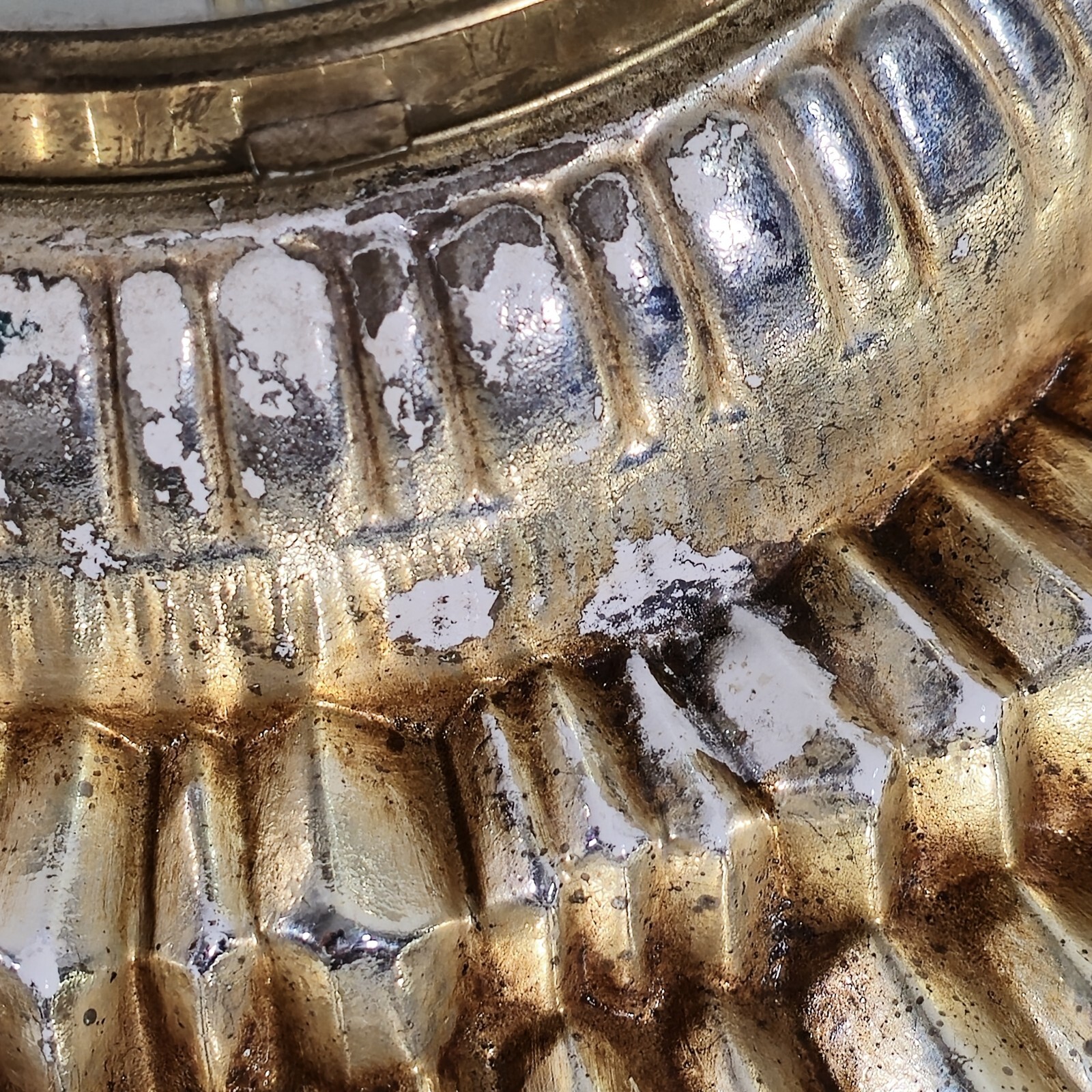 Vintage 8 Day Sun Star Burst Wind-Up Wall Clock 15" Germany *Please ...