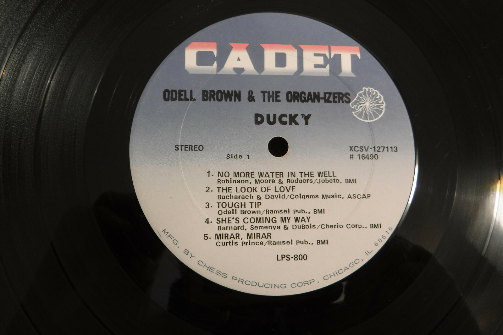 Odell Brown & The Organ-izers, "ducky" 1967 Cadet Records LPS-800 Jazz ...