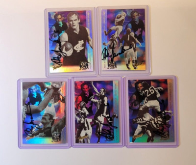 CARLTON BLUES - ALEX JESAULENKO SIGNED AFL SELECT 1995 JUST JEZZA 5 ...