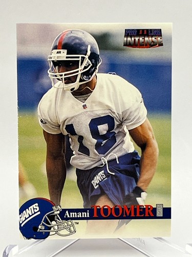 1996 Pro Line II Intense The Score Board Card #25 Amani Toomer New York ...