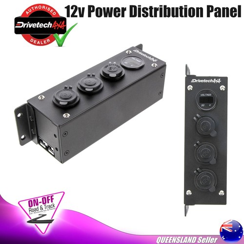 Drivetech 4X4 DT-11220 - 12/24V Power Distribution Panel with Volt ...