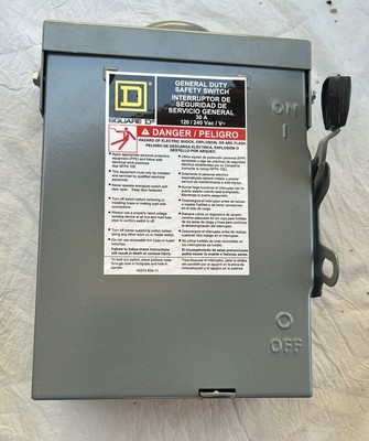 30 Amps & Under - Square D Disconnect