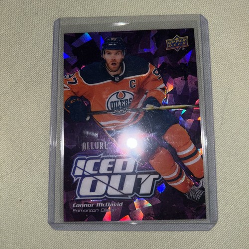 2022-23 Upper Deck Allure Iced Out Purple Connor McDavid #IO-10 (5/10 ...