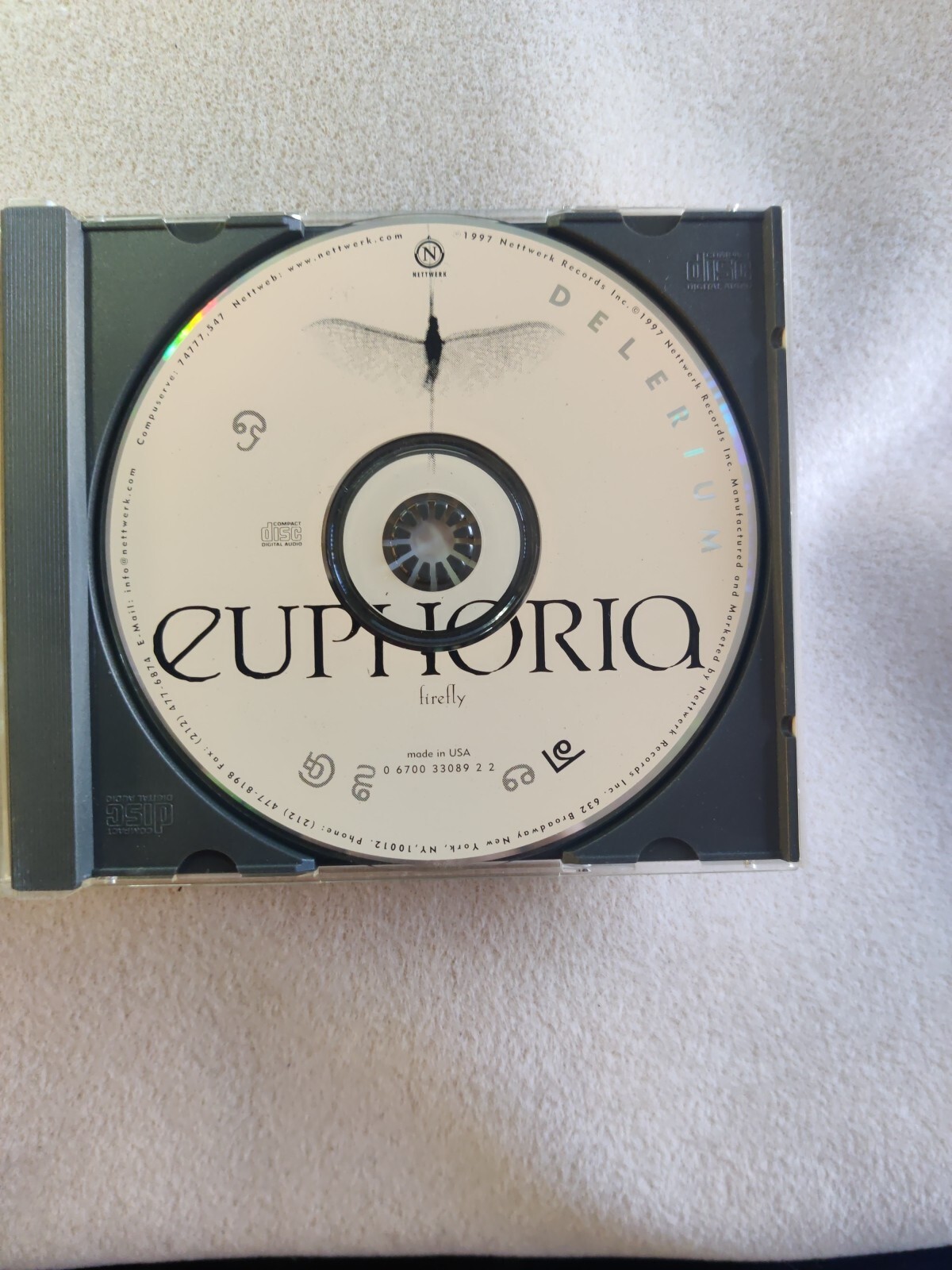 Euphoria (Firefly) [Single] by Delerium/Jacqui Hunt (CD, Apr-1997 ...