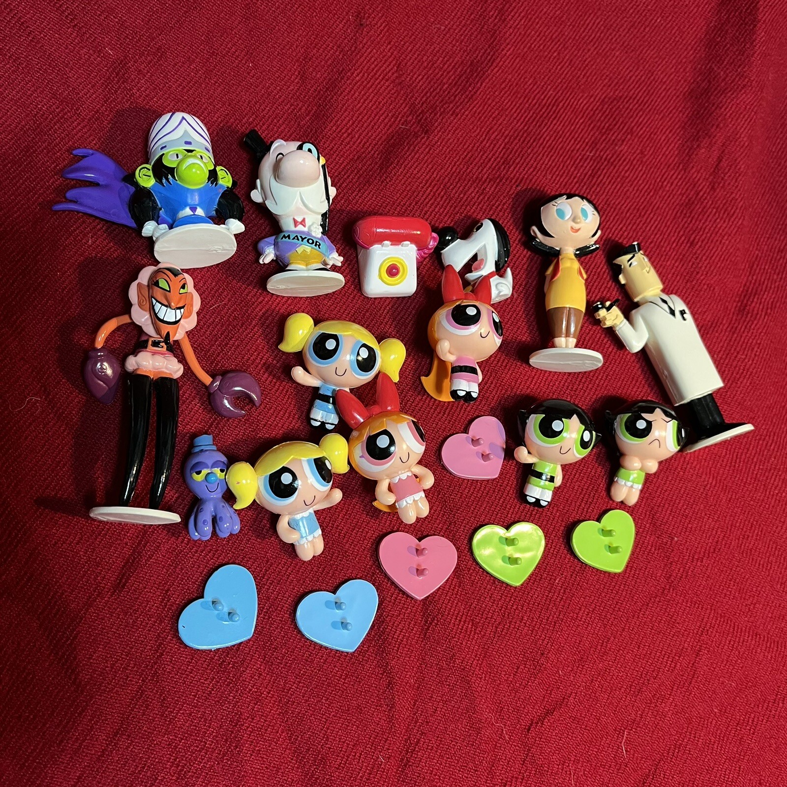 Powerpuff Girls Collection Figure Cartoon Network SEGA TOYS PPG SET ...