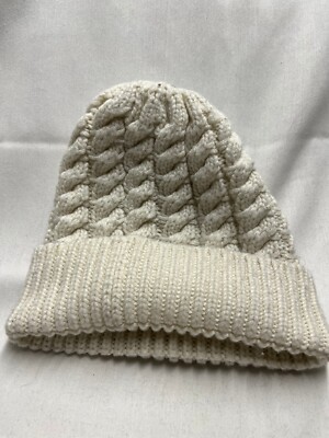 Cream colored Beanie HAt | eBay