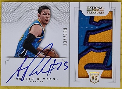 2012-13 Panini National Treasures Austin Rivers Rookie Auto RC RPA /199 ...