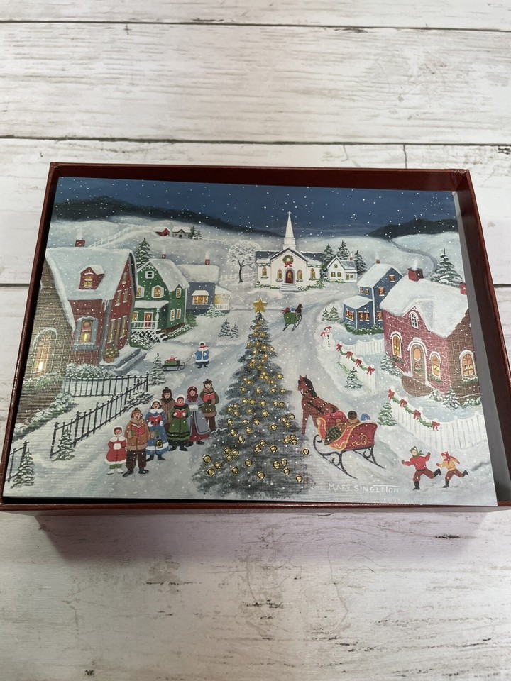 Lang "Silent Night" Boxed Christmas Cards 18ct - artist Mary Singleton ...