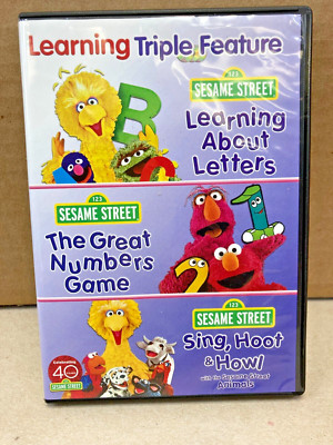 Sesame Street: Learning Triple Feature ~ Learning About Letters Numbers ...