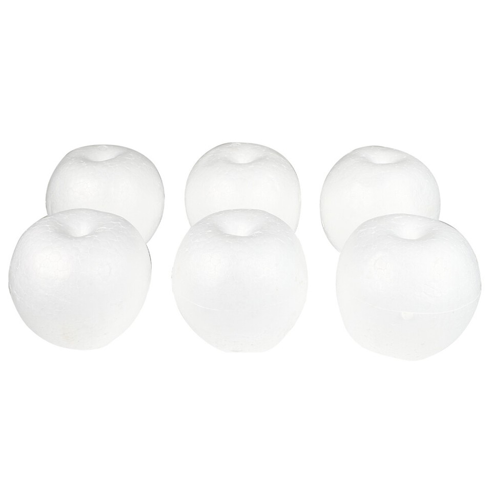 3 Pieces Fruit Decorations Foam Apple DIY Crafts Model for Painting ...