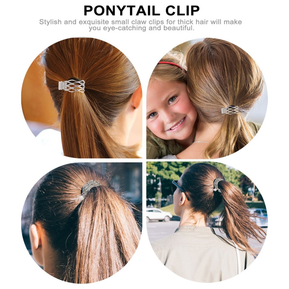 8 pcs Women Hair Accessories Rhinestone Hair Clips Hair Claw Clips ...