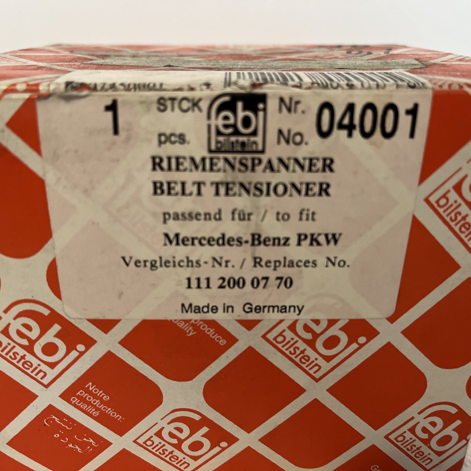 febi bilstein -- Mercedes Benz Accessory Belt Tensioner #04001 (111 200 ...