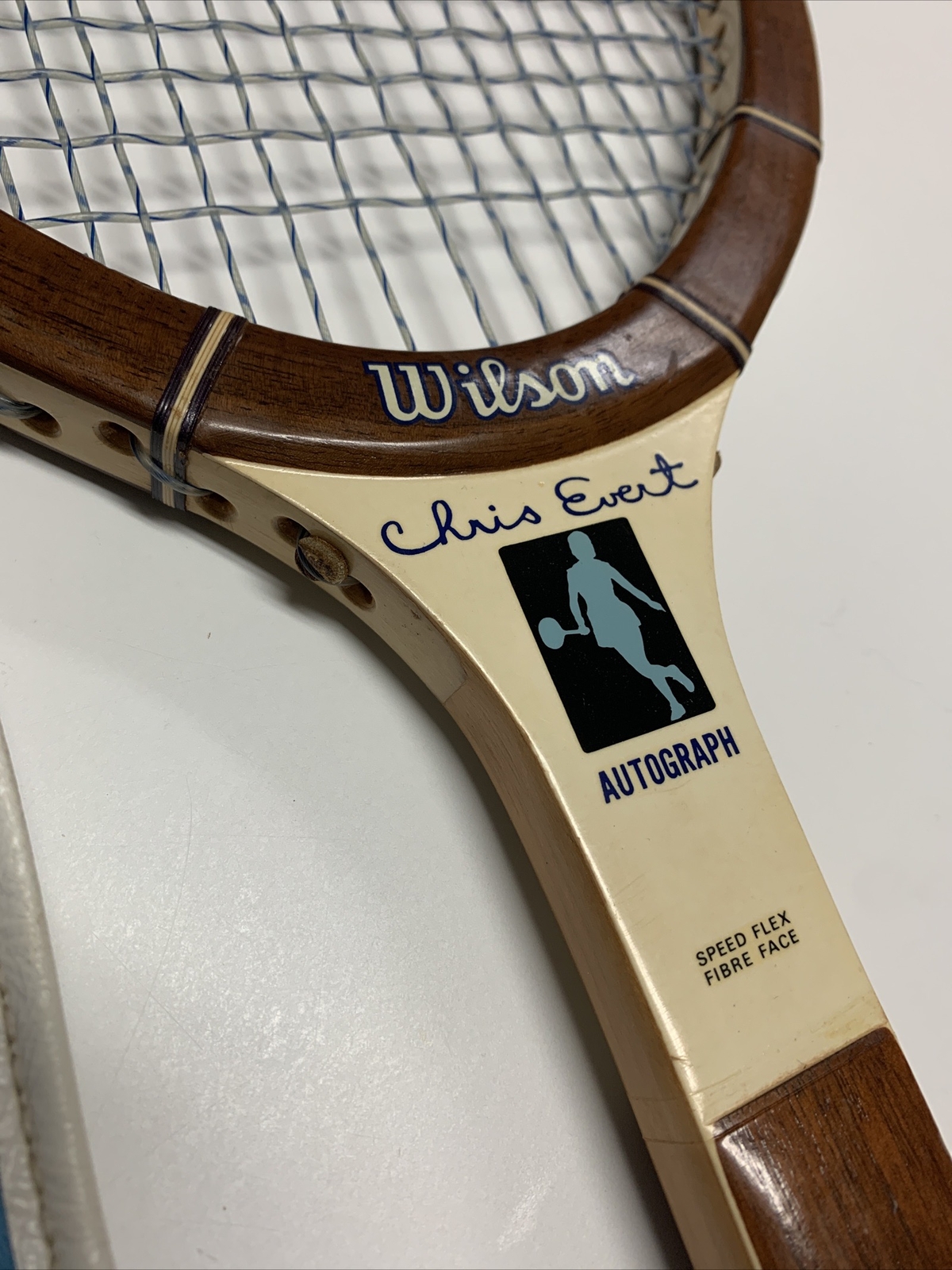 Vintage Wilson Chris Evert Autograph, 4 3/8 L, excellent condition ...