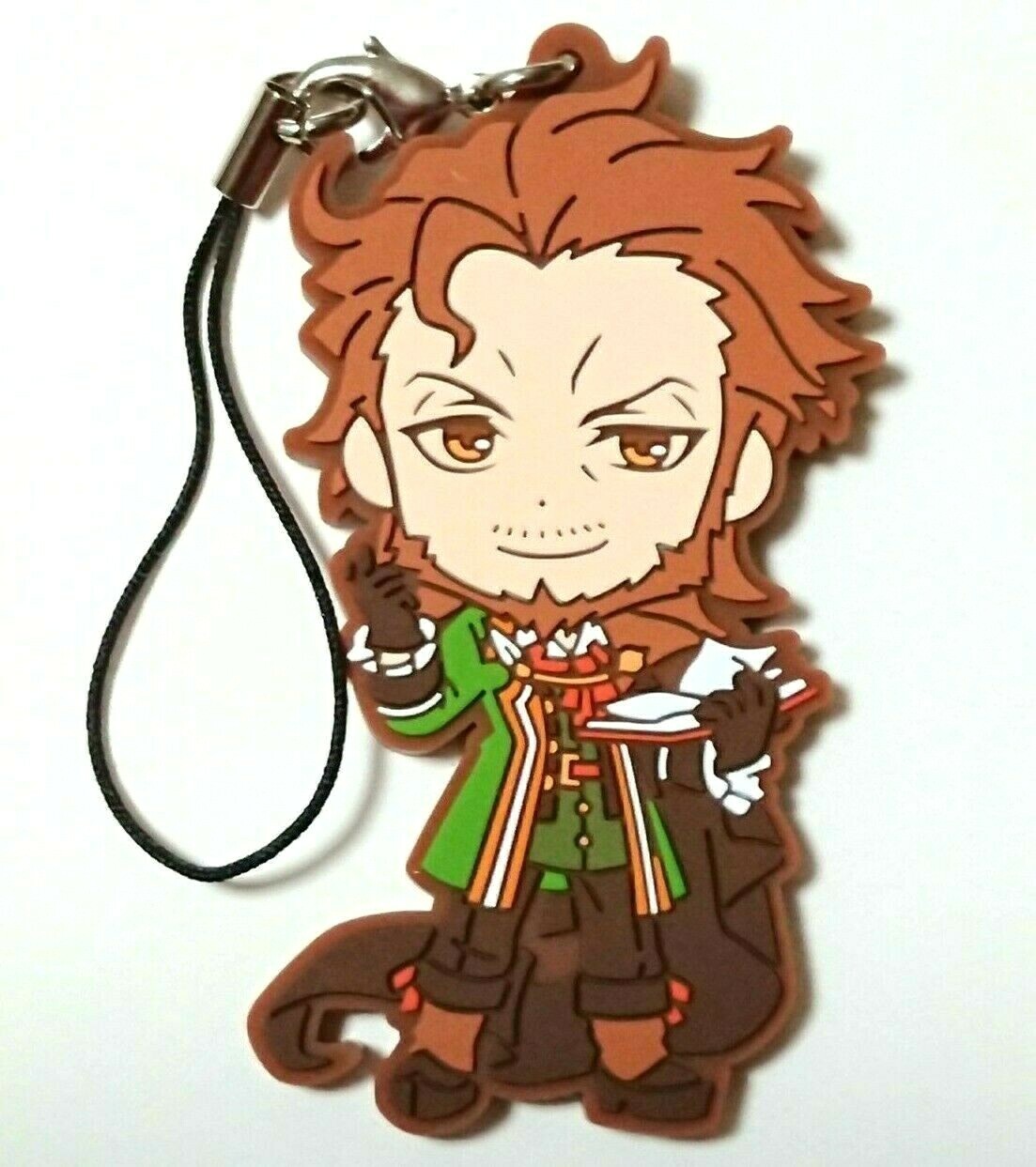 Fate Apocrypha William Shakespeare Caster of Red Rubber Strap Keychain ...