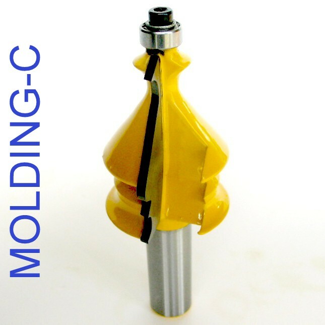 1 PC 1/2" SH Base Architectural Molding C Router Bit S | eBay