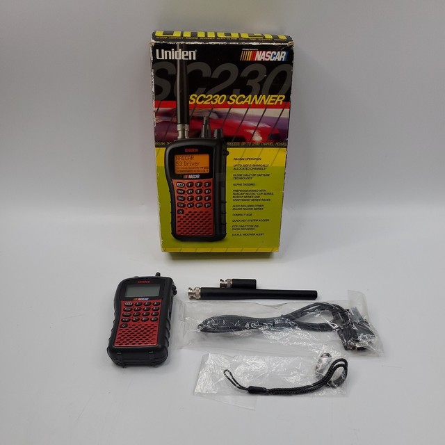 Uniden SC230 Handheld Scanner Police NASCAR 1600/ 2500 Max Channels ...