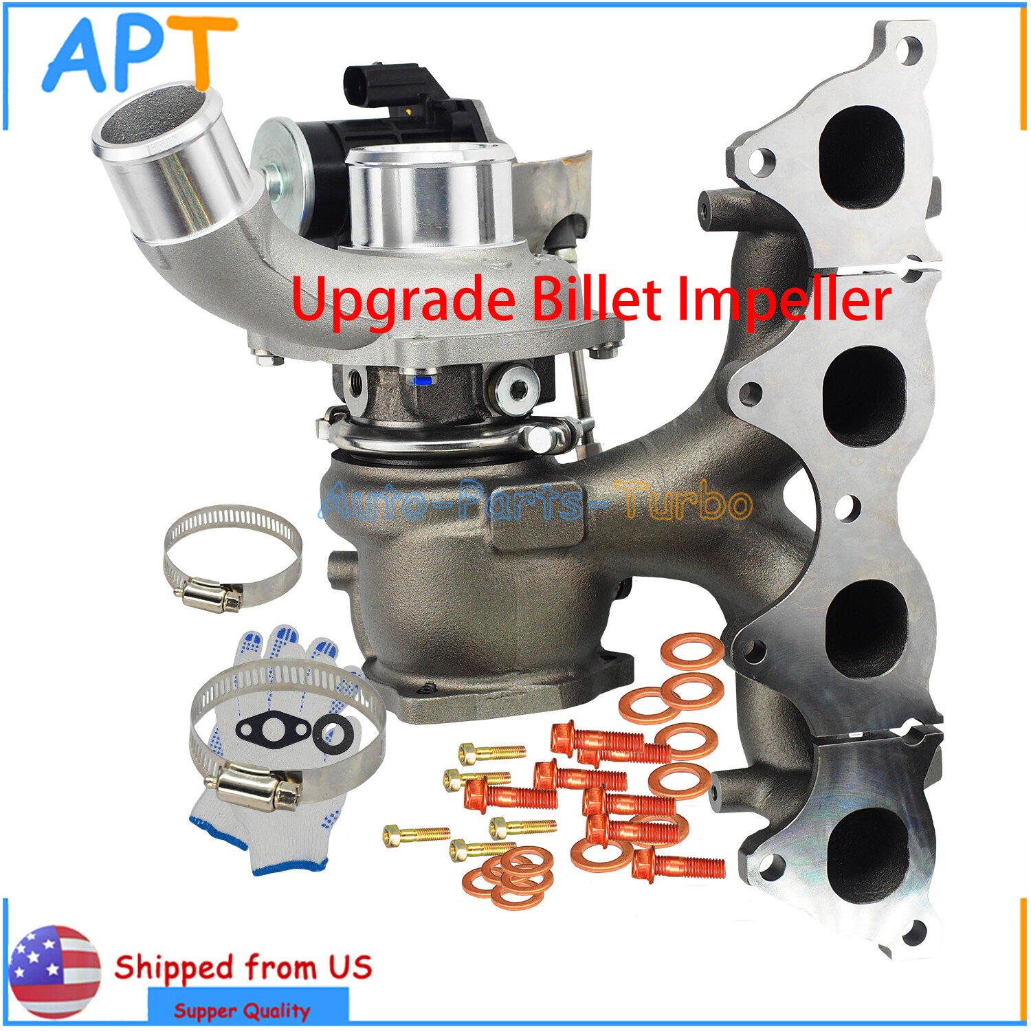 28231-2B760 K03 Turbocharger for 2012-17 Hyundai Tucson KIA Sportage 1 ...
