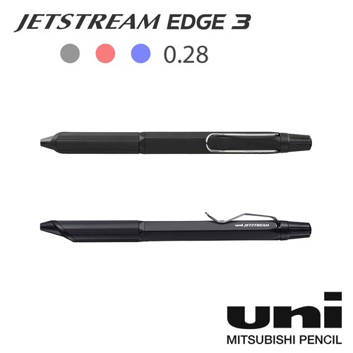 Mitsubishi Uni-Ball JET STREAM EDGE 3 in1 0.28mm Ball Point Pen Made in ...
