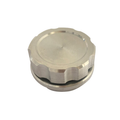 Universal Aluminum Weld On Fuel Tank Filler Cap Screw Cap Natural | eBay