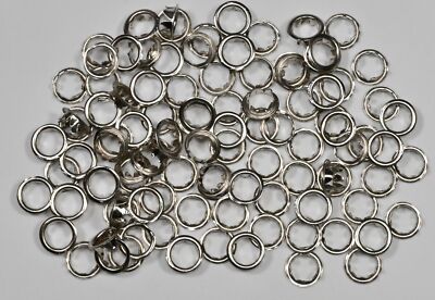 100x Clock Grommets Dial Key Hole Silver Finish Collets 10mm Old ...