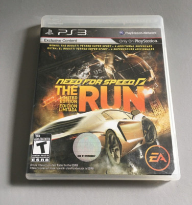 Complete! Need for Speed: The Run PlayStation 3 PS3 Limited Edition ...