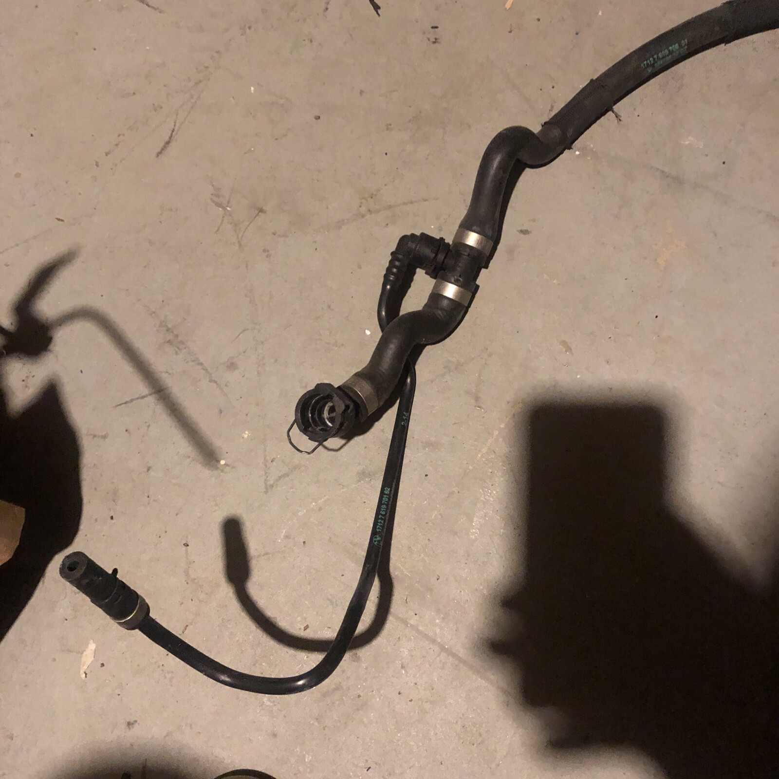 🚘11-15 BMW 750i F01 02 Radiator Coolant Hose 17127619706 OEM | eBay