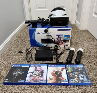 PlayStation 4 VR Bundle PSVR CIB with Blood & Truth plus 2 more games ...