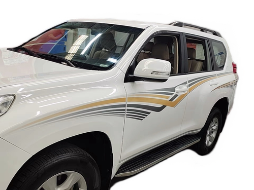 Graphics Car Side Sticker For Toyota Prado Land Cruiser Waist Line ...