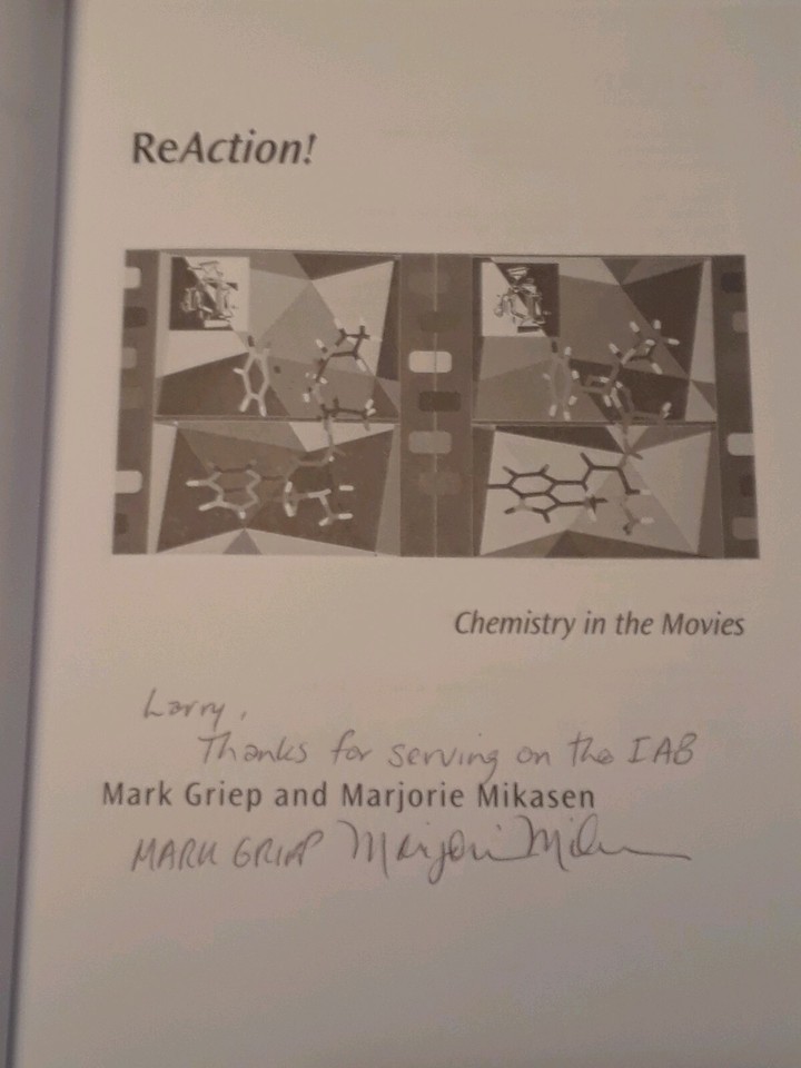 "ReAction" SIGNED BY BOTH Mark Griep & Marjorie Mikasen, 1st Edition ...