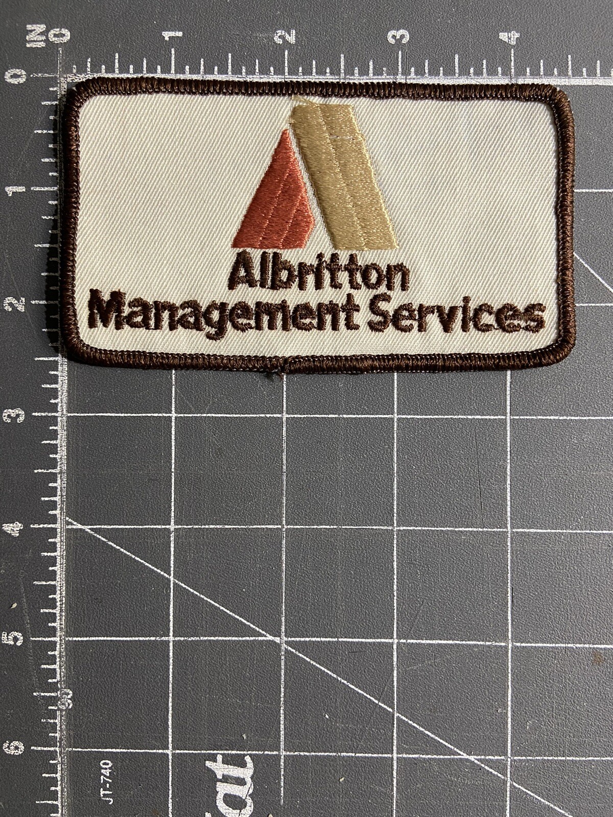 Vintage Albritton Management Services Logo Patch AMS Group Financial ...