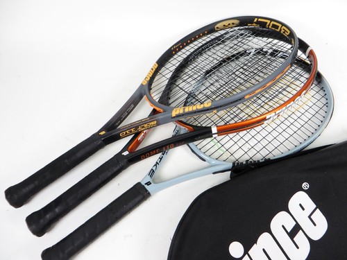 Prince Thunder Bolt/Strike/Dome 110 Tennis Racquet Lot 4 3/8" | eBay