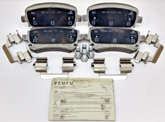 NEW GENUINE AUDI A6 C6 REAR BRAKE PADS SET - 4F0698451A for sale online ...