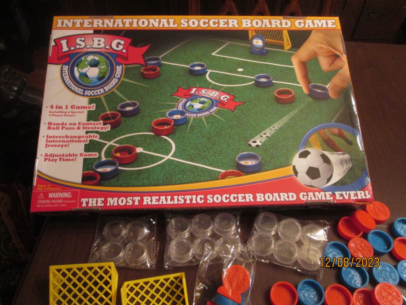I.S.B.G. International Soccer Board Game Open Box Fast Ship | eBay