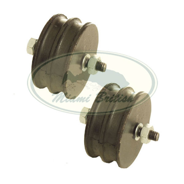LAND ROVER ENGINE RUBBER MOUNT MOUNTING x2 RANGE CLASSIC V8 STC434 ...