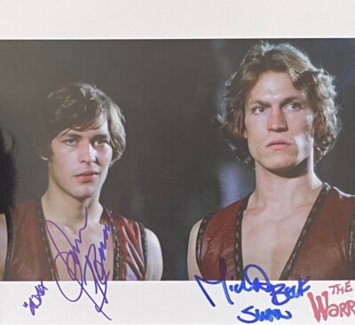 The Warriors Michael Beck & James Remar Original Autographed 8X10 Photo ...