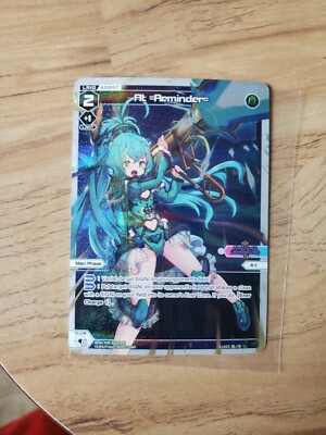Wixoss TCG. ENGLISH. AT =Reminder= Holo Rare Wxdi-P00-021P | eBay