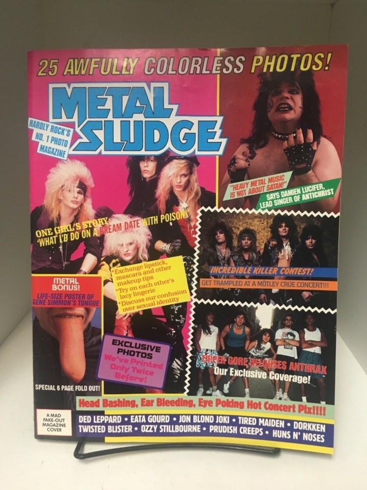 MAD Magazine No. 288 July 1989 Special Heavy Metal Cover C@@L!!! L@@K ...