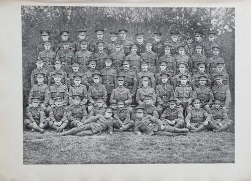 1917 WW1 PRINT MANCHESTER REGIMENT 22nd SERVICE BATTALION N.C.O ...