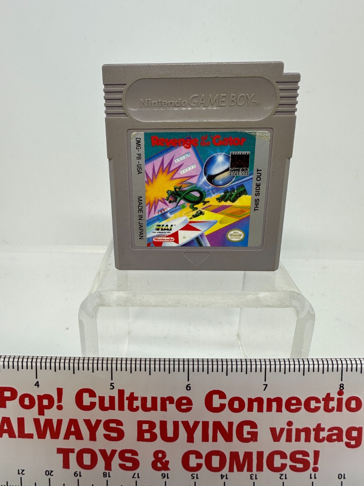 1989 Nintendo Game Boy Hal Revenge Of The Gator Pinball Inv-0834 | eBay