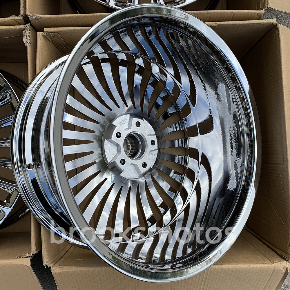 22" NEW CHROME MULT SPOKE STYLE FORGED WHEELS RIMS FITS FOR LEXUS RX350 ...