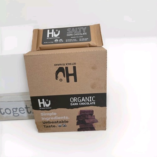 Hu Kitchen Organic Dark Unbeatable Chocolate Bar 1.Oz Each Pack Of 12 ...